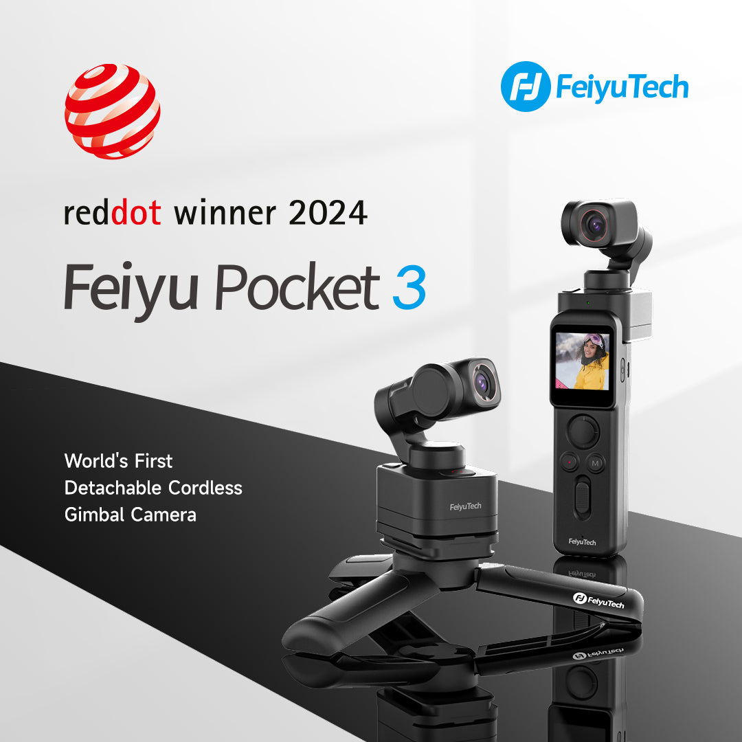 Feiyu Pocket 3 Wins the Prestigious RED DOT AWARD – FeiyuTech