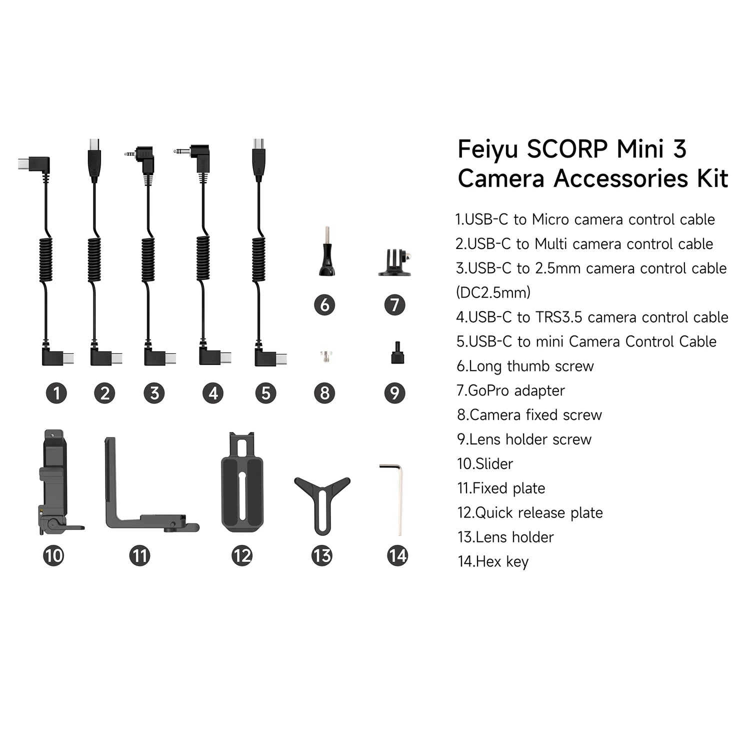 Buy Feiyu Camera Accessories Kit for SCORP Mini 3 – FeiyuTech
