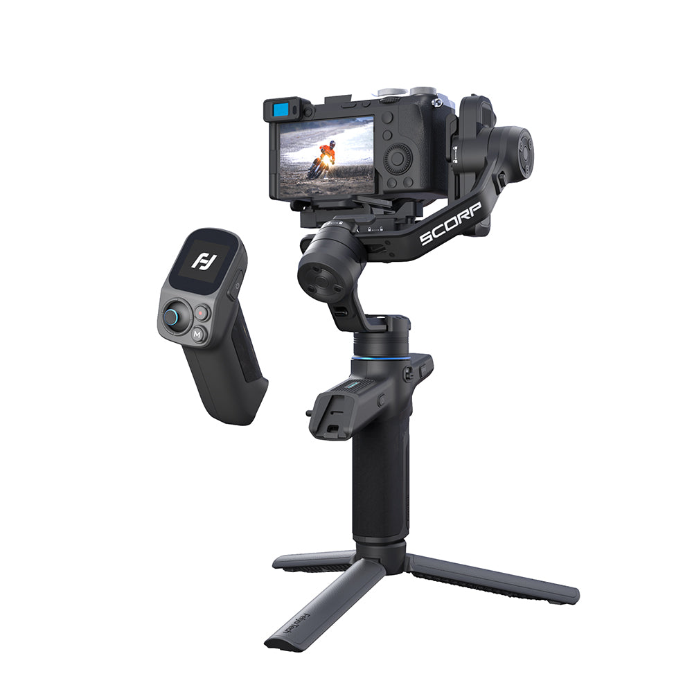 Feiyu SCORP Mini 3 Pro | All-in-One Tracking Gimbal with Remote Handle – FeiyuTech